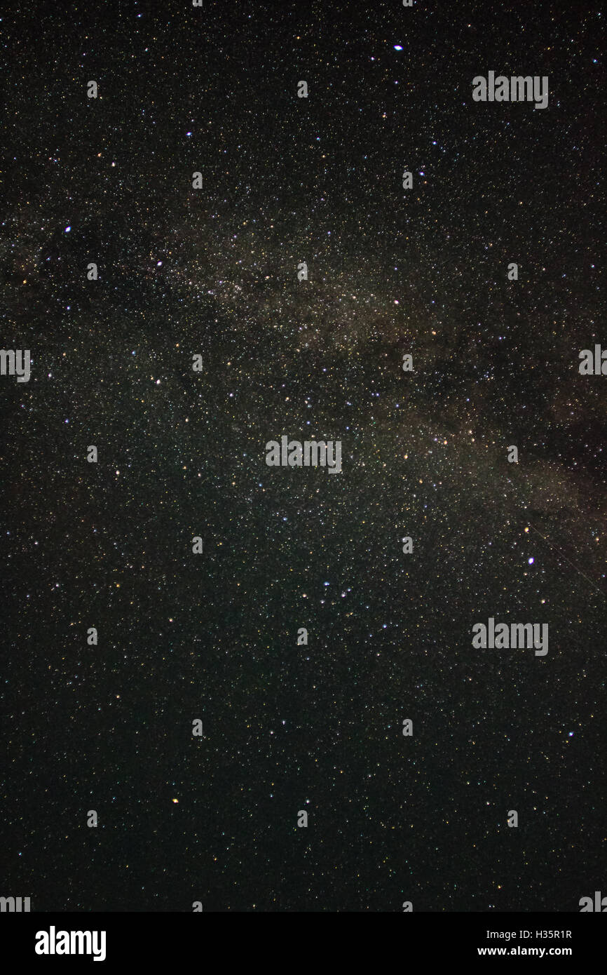 Deep night sky with many stars and milky way Stock Photo - Alamy