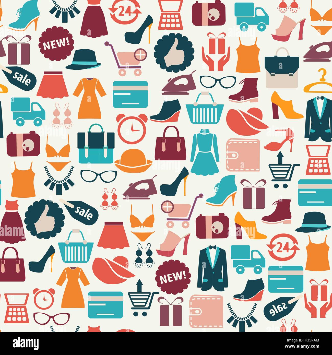 Hat box shopping bag Stock Vector Images - Alamy