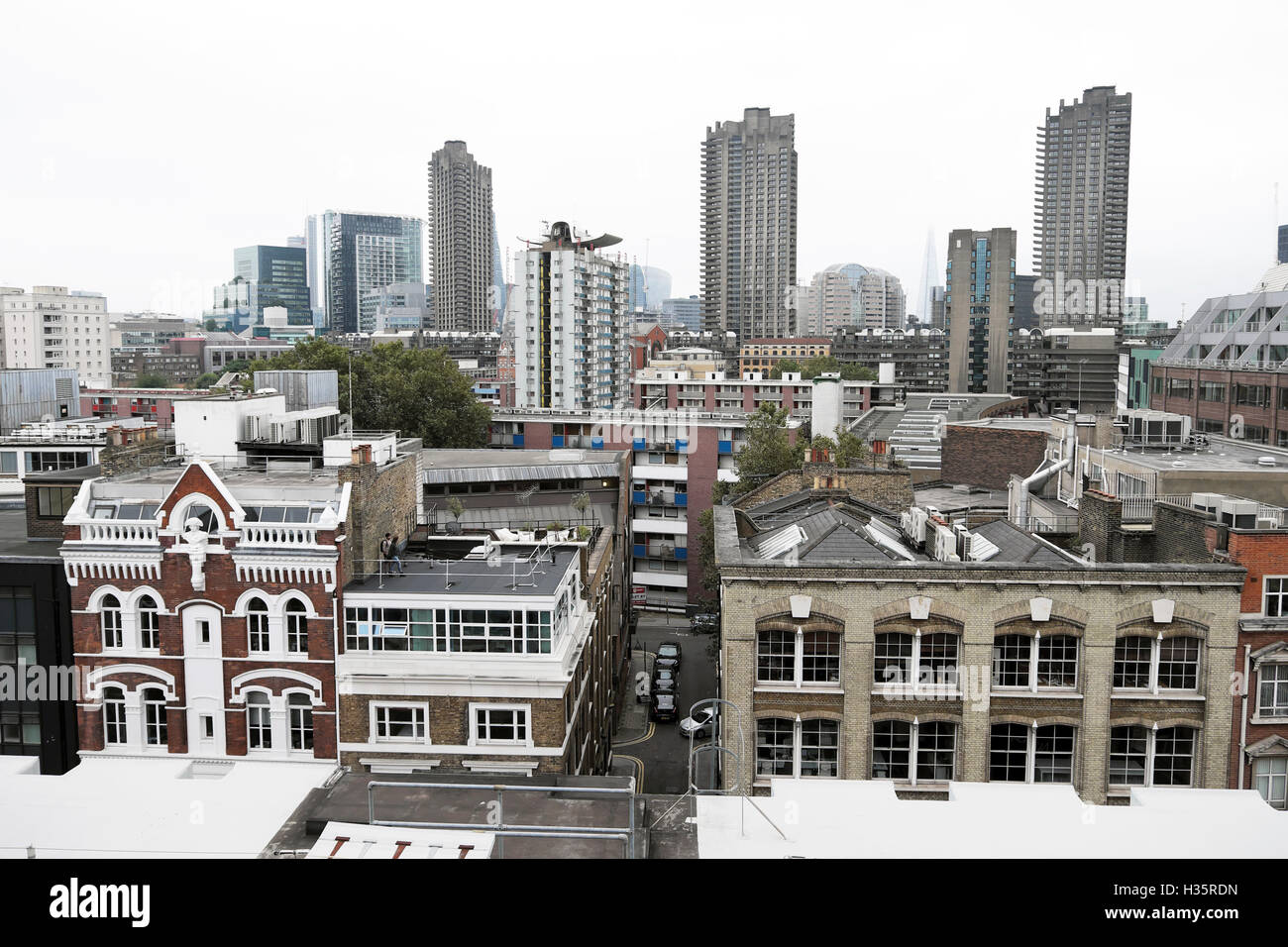 Rooftop view in east hi-res stock photography and images - Alamy