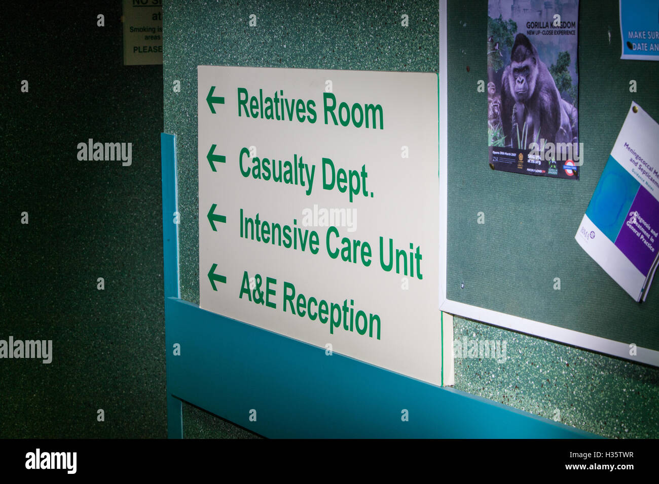 Hospital notice board hi-res stock photography and images - Alamy