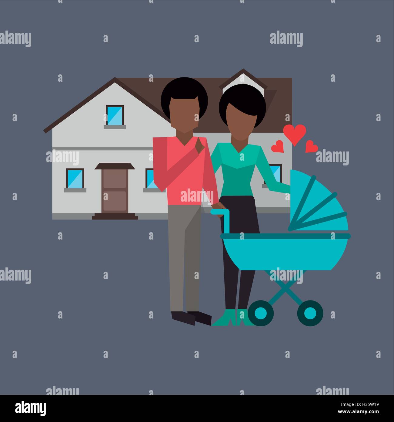 traditional family image Stock Vector Image & Art - Alamy