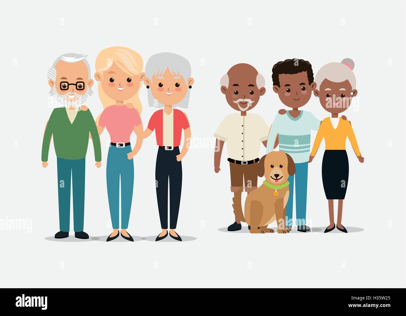 traditional family image Stock Vector Image & Art - Alamy