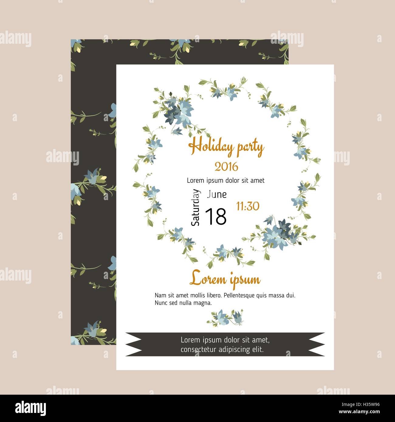 Harebell isolated Stock Vector Images - Alamy