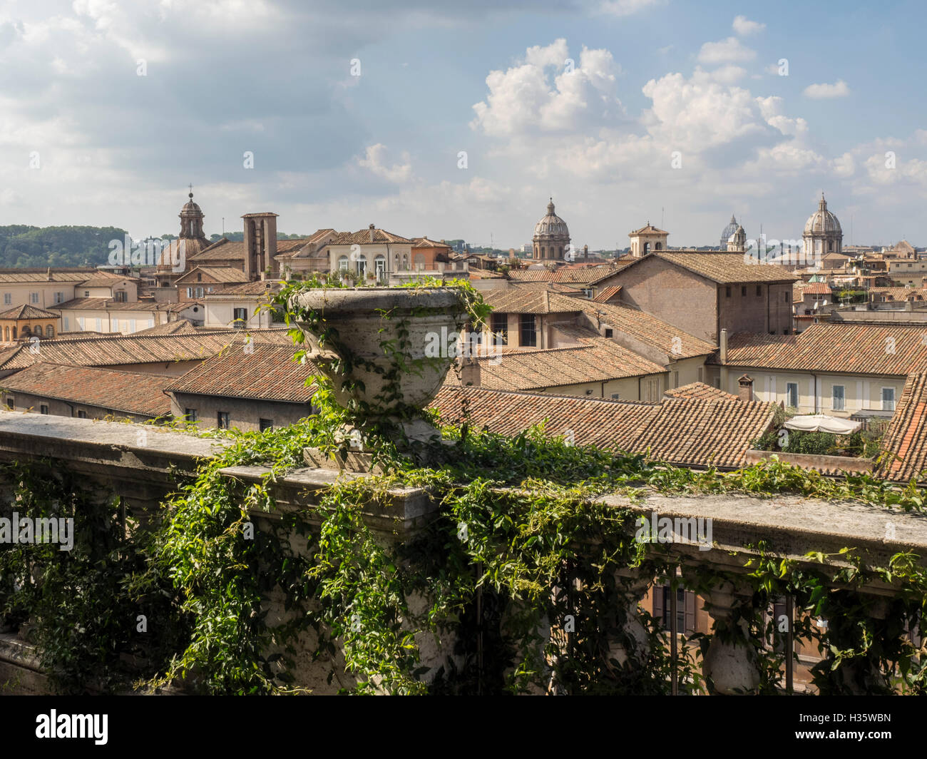 Central Rome rooftops Stock Photo - Alamy