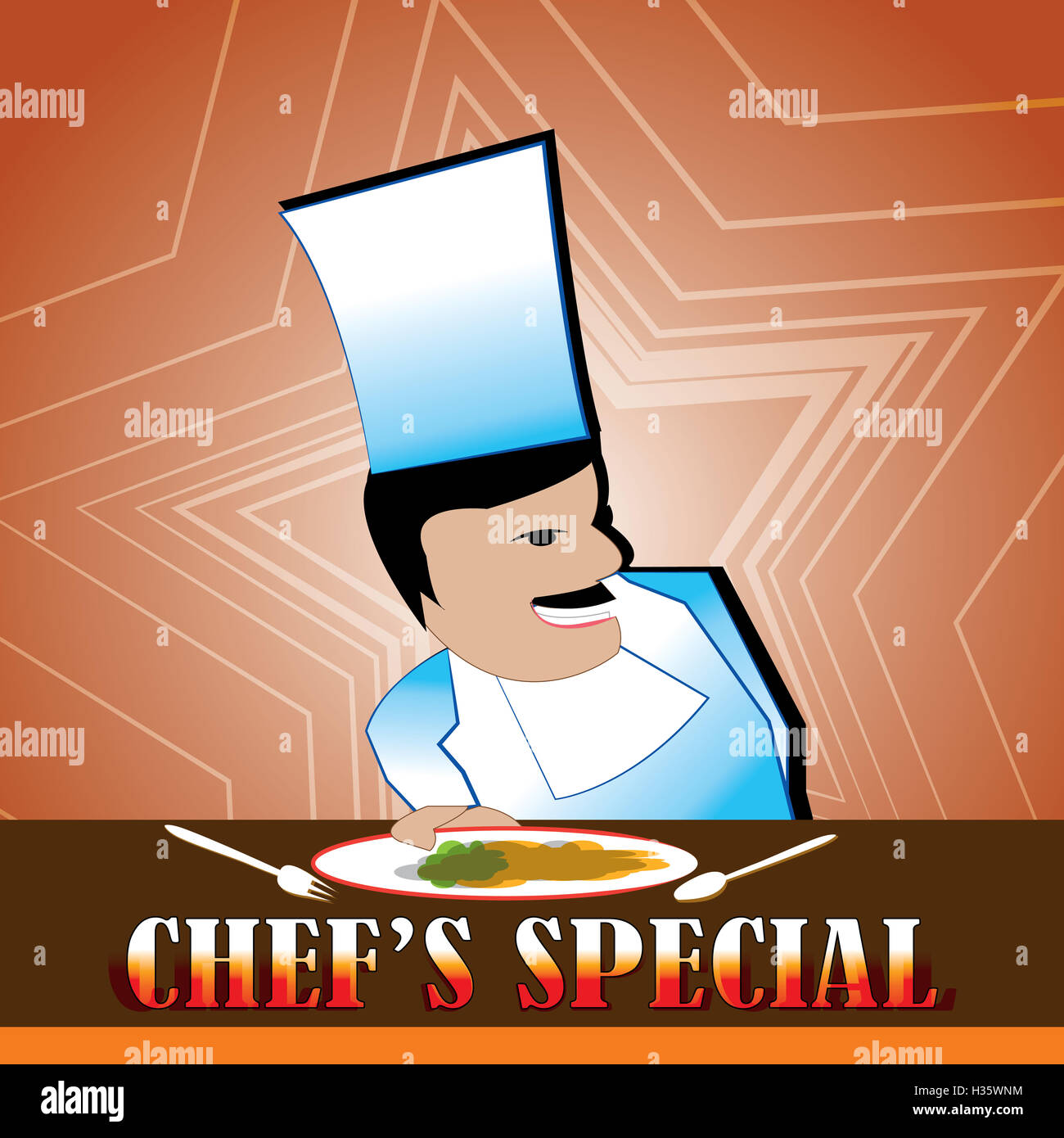 Chefs special menu hi-res stock photography and images - Alamy