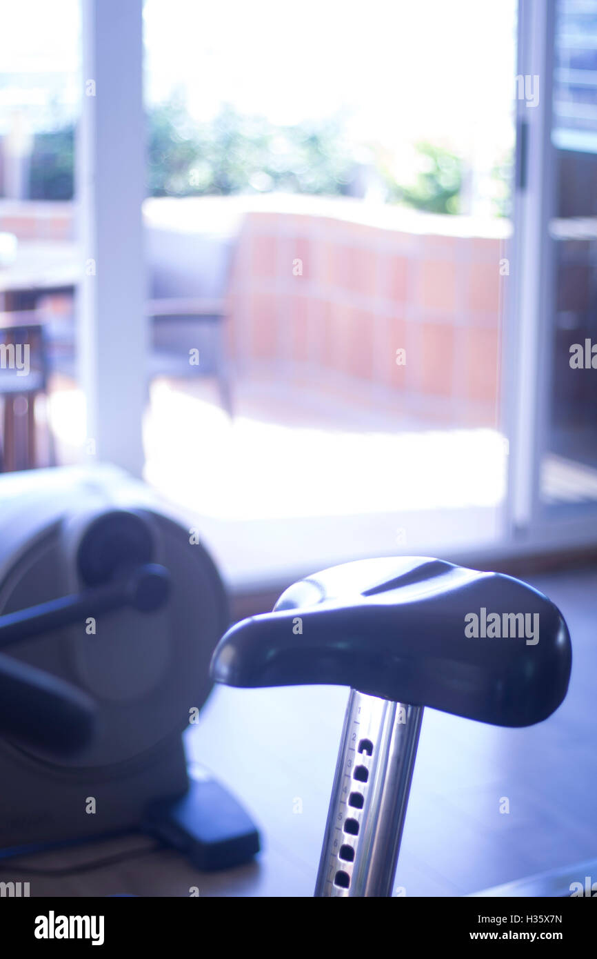 Gym bike exercise cycle machine for static indoor cycling in fitness ...