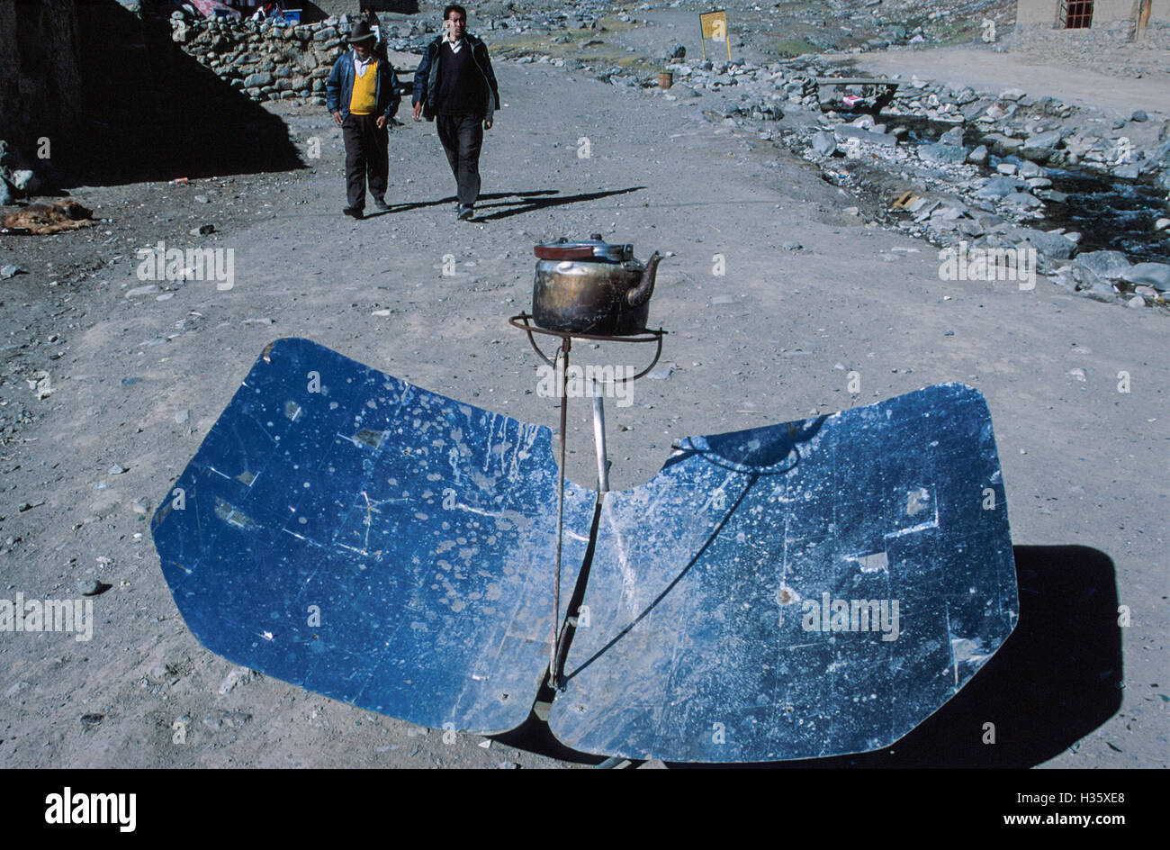 Solar,kettle,cook,cooker,in town of, Darchen. Darchen,is, a,small,town ...