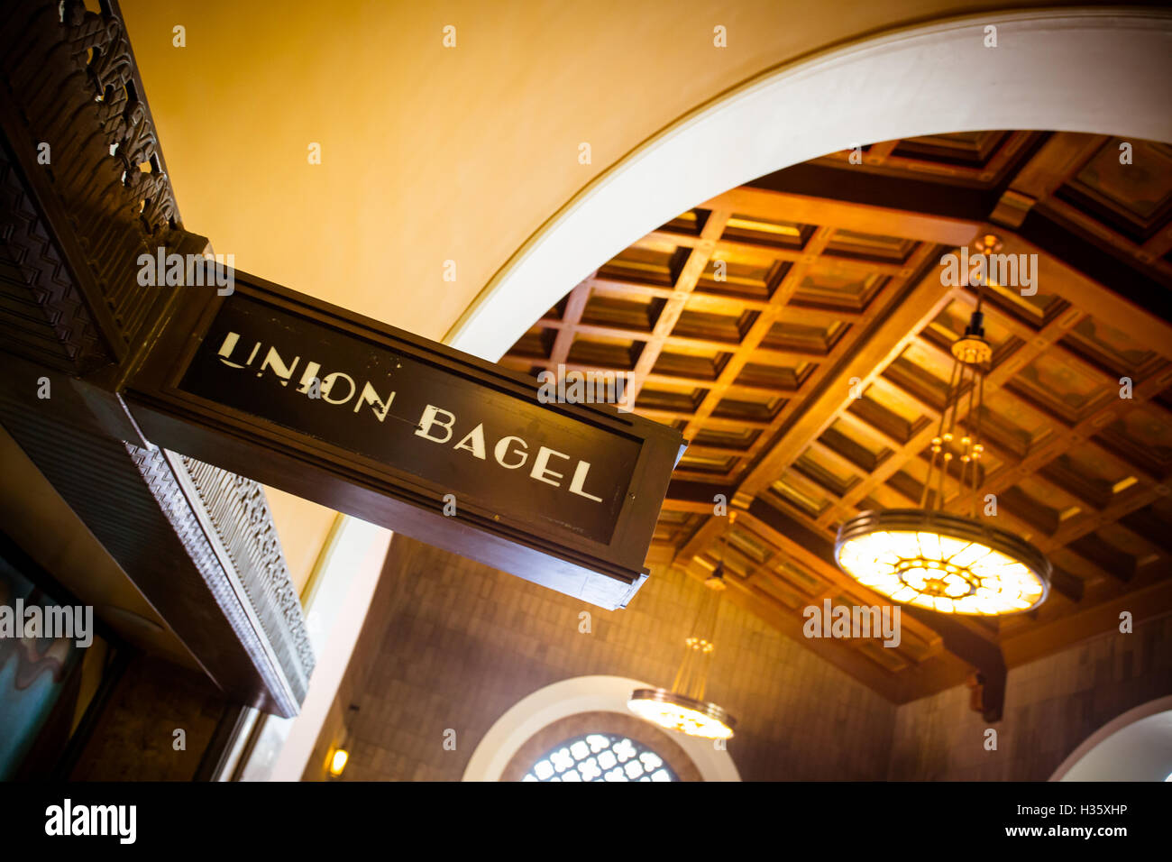 Los Angeles Union Station Signage Stock Photo - Alamy
