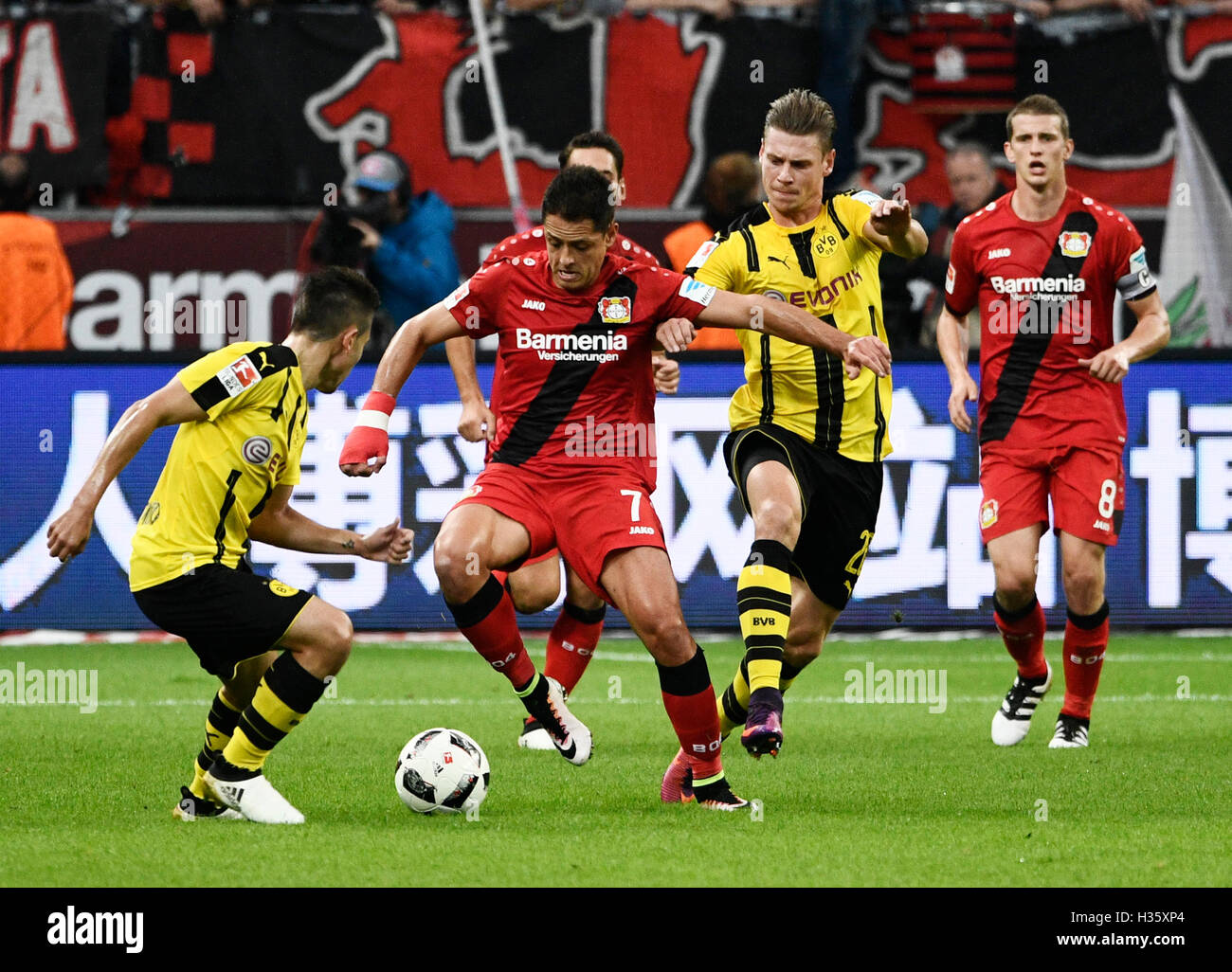 BayArena Leverkusen, Germany 1.10.16 1.st German Football Bundesliga ...