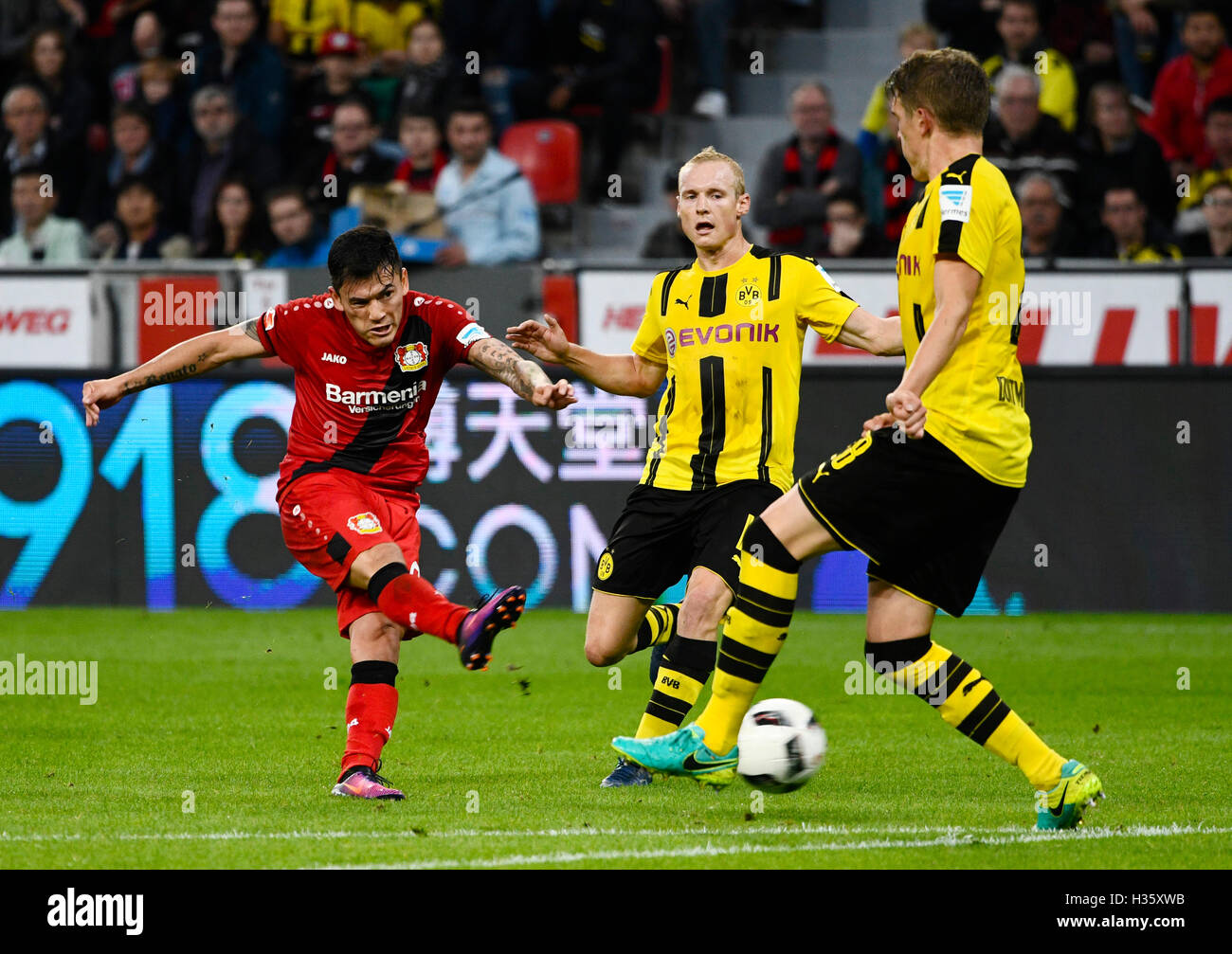 BayArena Leverkusen, Germany 1.10.16 1.st German Football Bundesliga ...