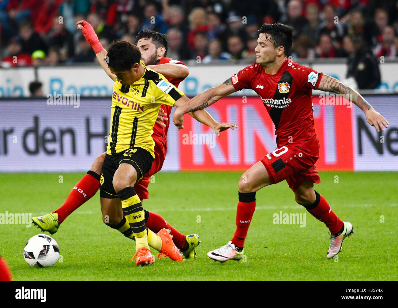 BayArena Leverkusen, Germany 1.10.16 1.st German Football Bundesliga ...