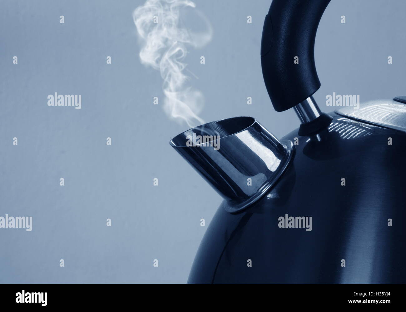 metal kettle closeup in kitchen Stock Photo - Alamy