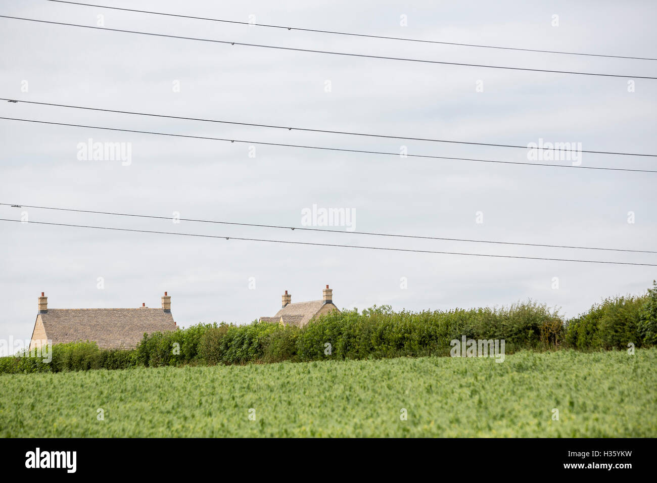 Pylon housing estate hi-res stock photography and images - Alamy