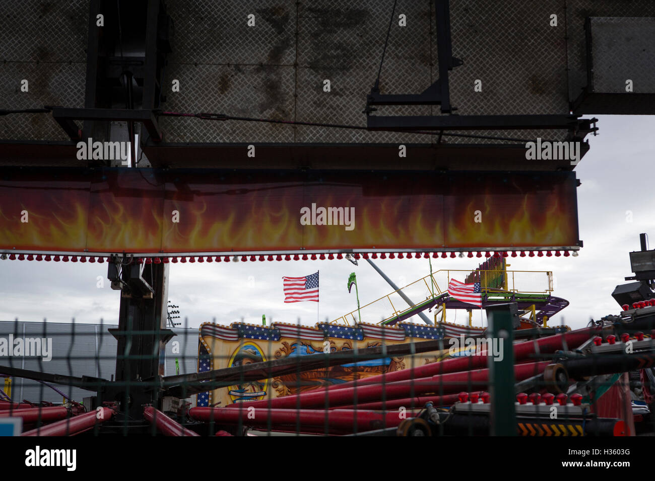 Fairground flag hi-res stock photography and images - Alamy