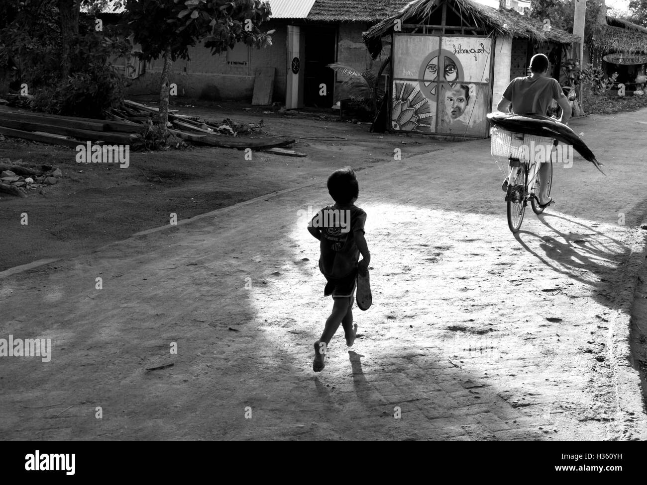 Boy travel explore Black and White Stock Photos & Images - Alamy