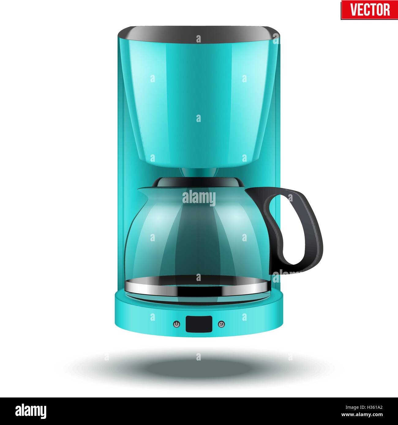 Filter coffee machine office Stock Vector Images - Alamy