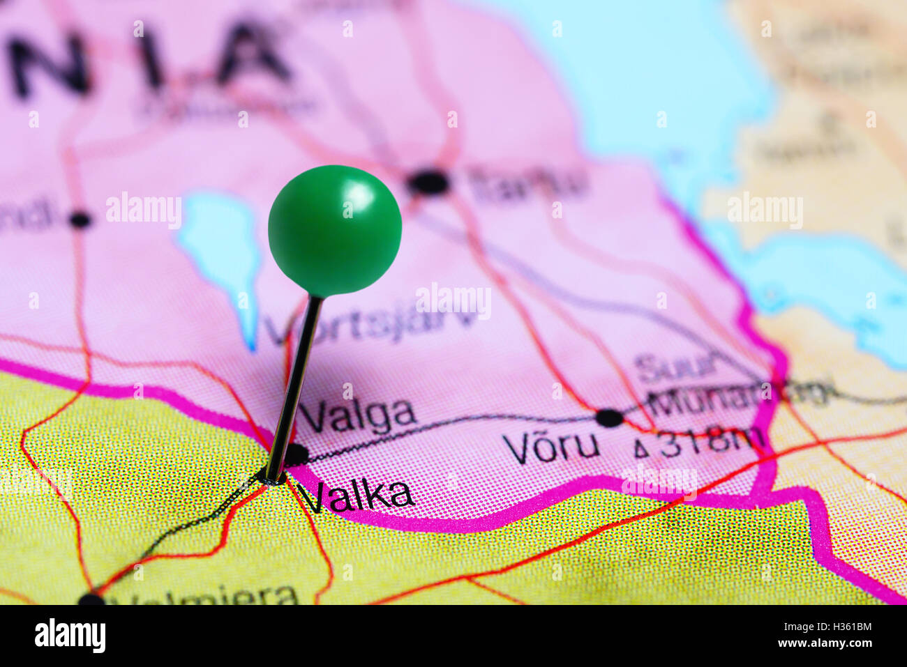 Valka city map hi-res stock photography and images - Alamy