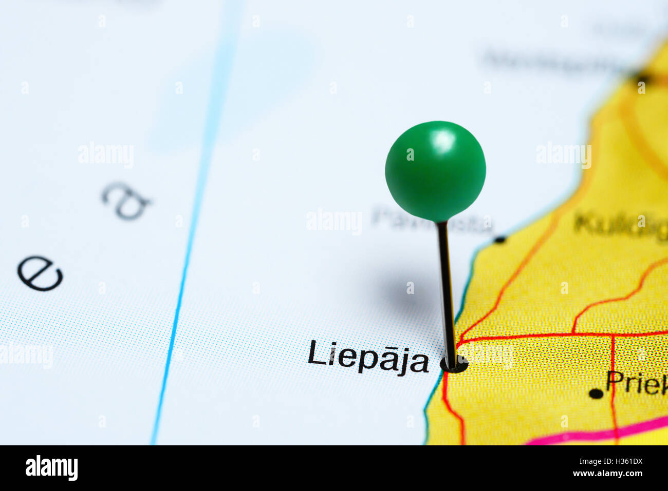 Libau map hi-res stock photography and images - Alamy