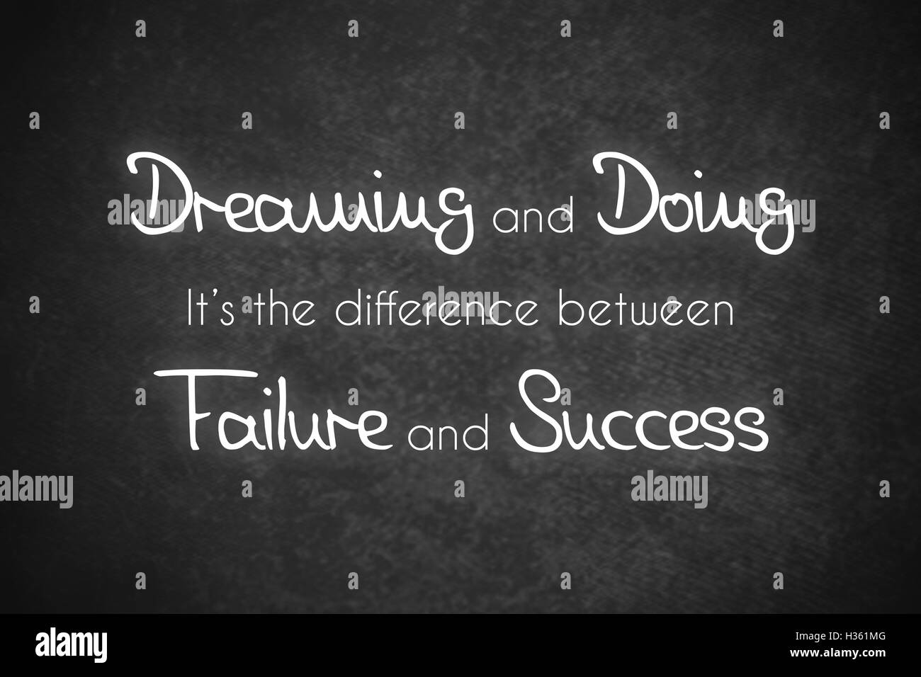 Inspirational quote on a grunge style background Stock Photo - Alamy