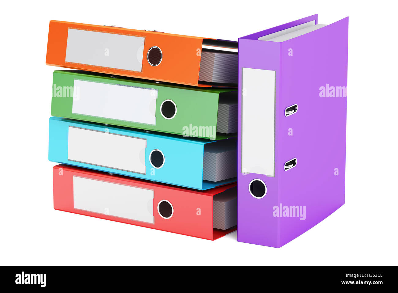 White 3 Ring Binder Clip Art