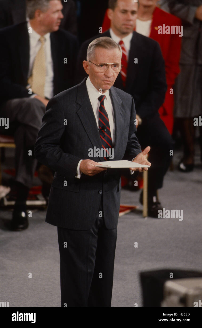 Richmond, Virginia, USA, 15th October, 1992 H. Ross Perot at the final ...