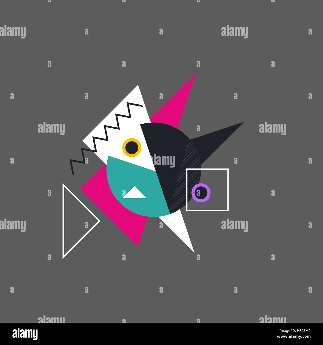 Geometry abstract background. Vector illustration Stock Vector Image & Art - Alamy