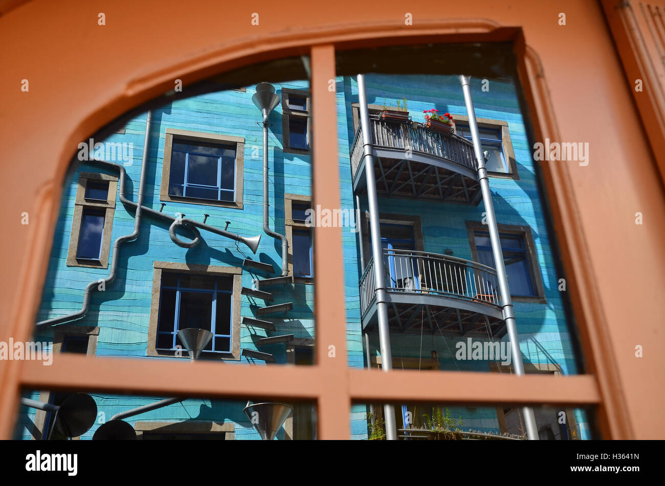 Kunsthofpassage Dresden Funnel Wall Stock Photo - Alamy