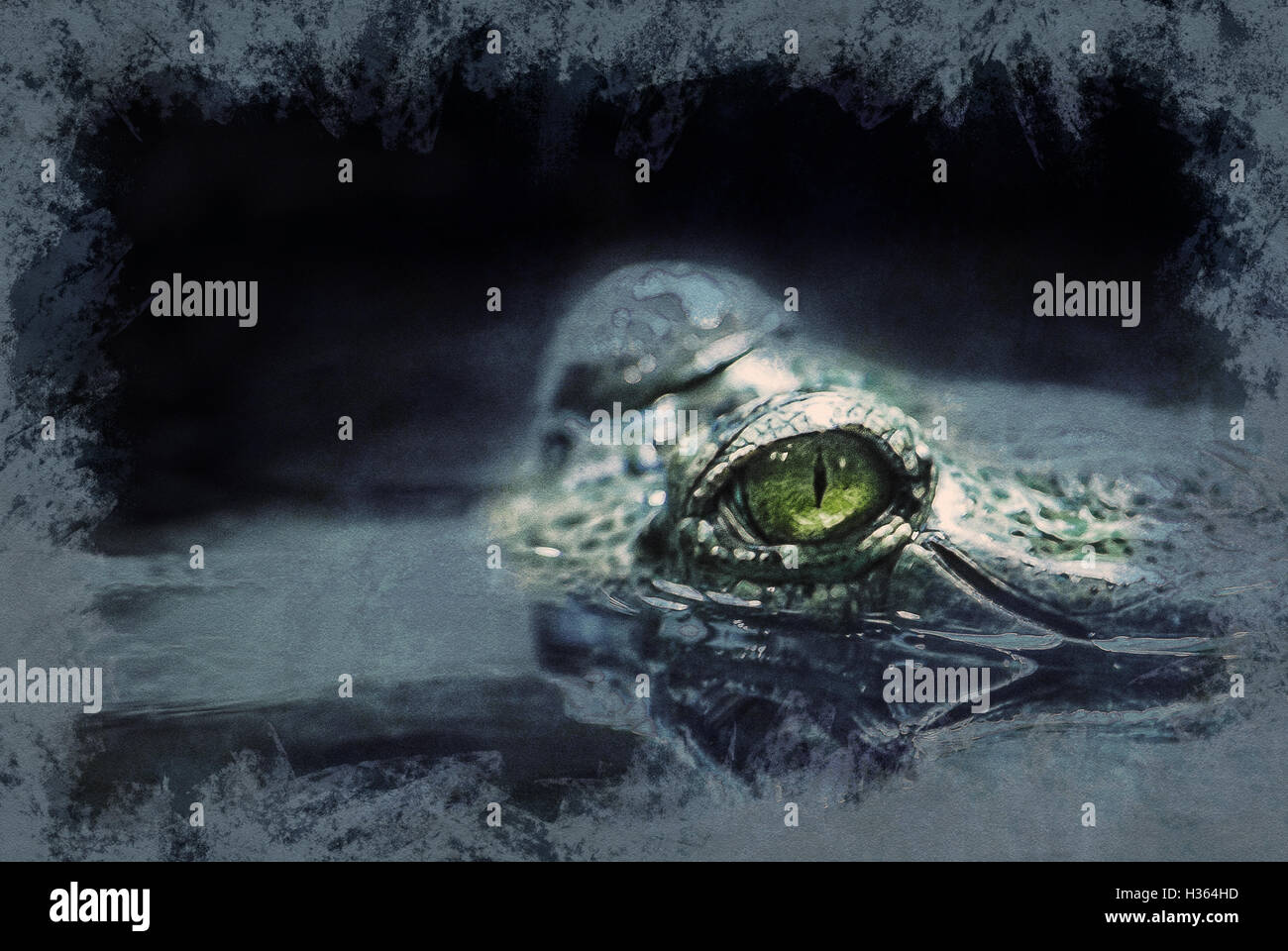 Indian gharials hi-res stock photography and images - Alamy