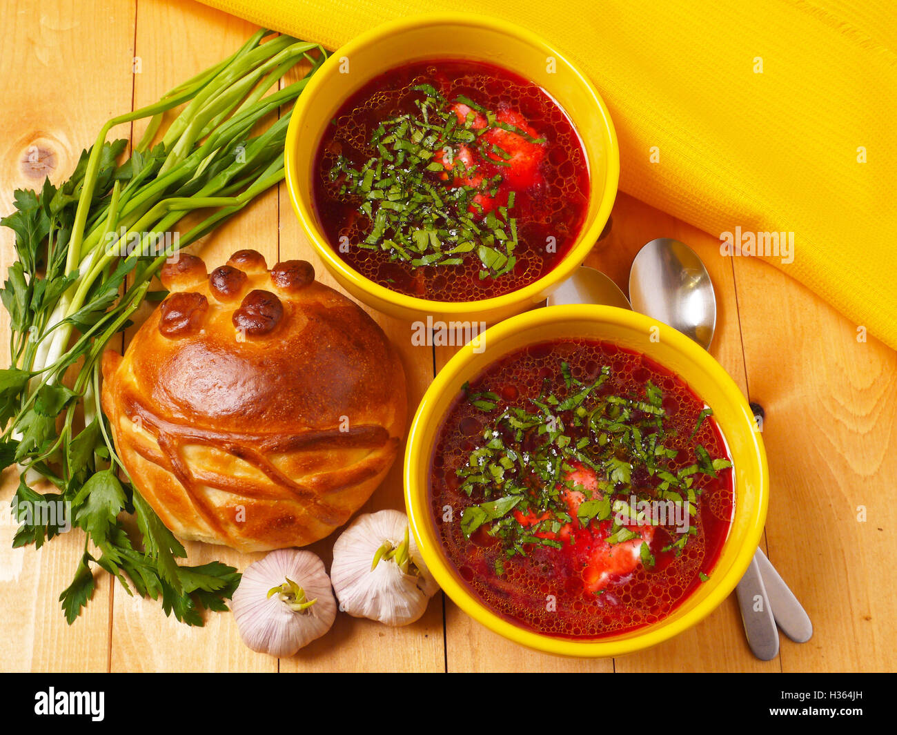 Vegetable soup red borsch hi-res stock photography and images - Alamy