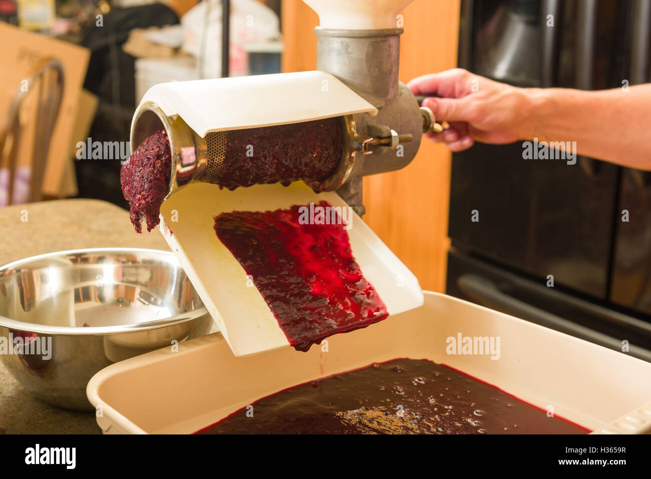 Straining fruit hi-res stock photography and images - Alamy