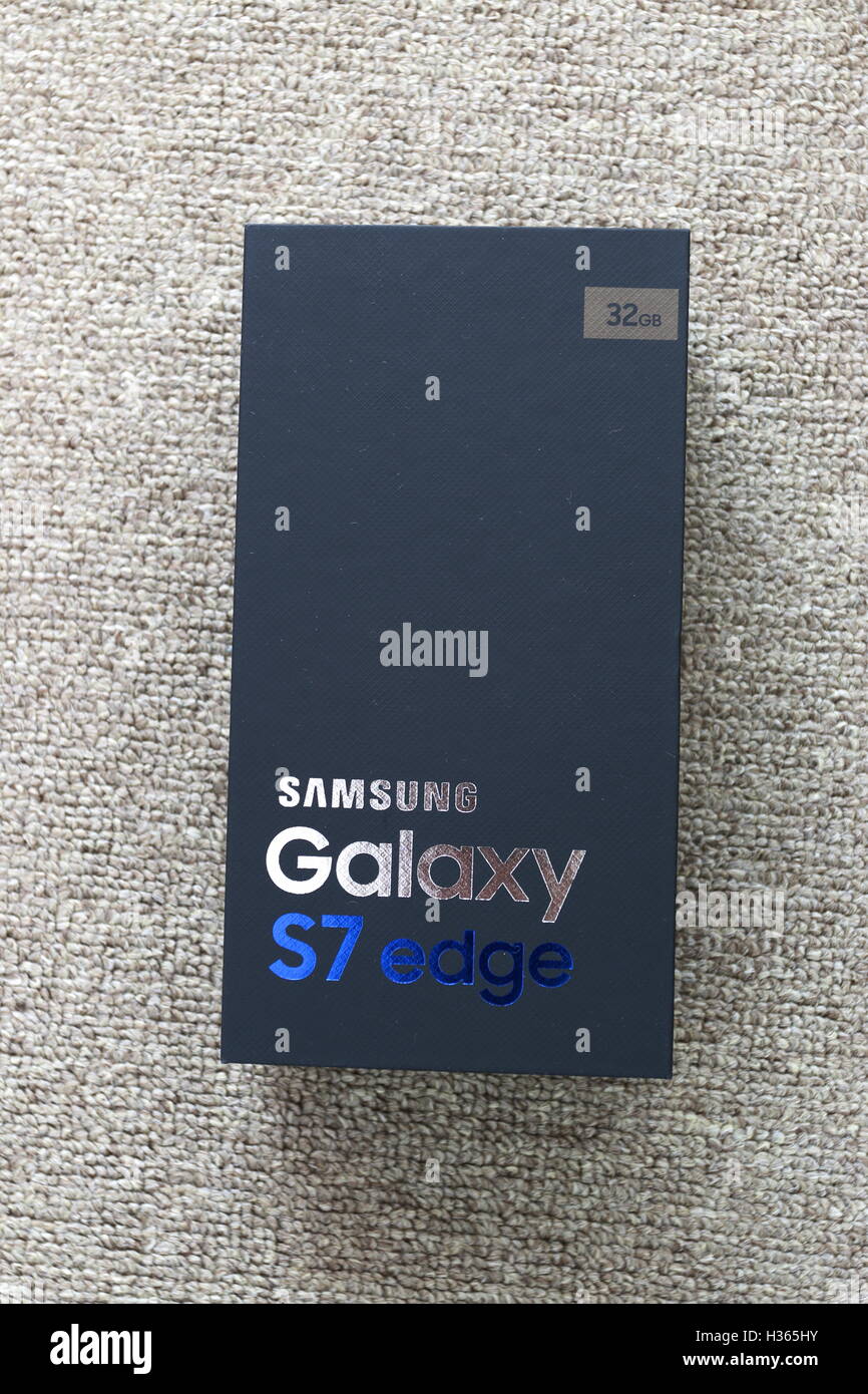 Samsung phone with its packaging hi-res stock photography and images ...