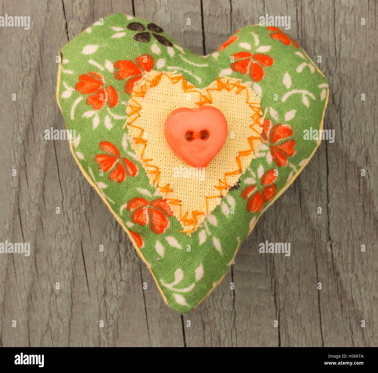 beautiful textile heart Stock Photo - Alamy
