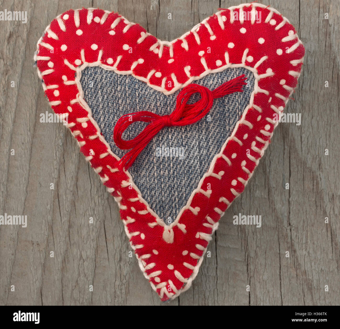 beautiful textile heart Stock Photo - Alamy