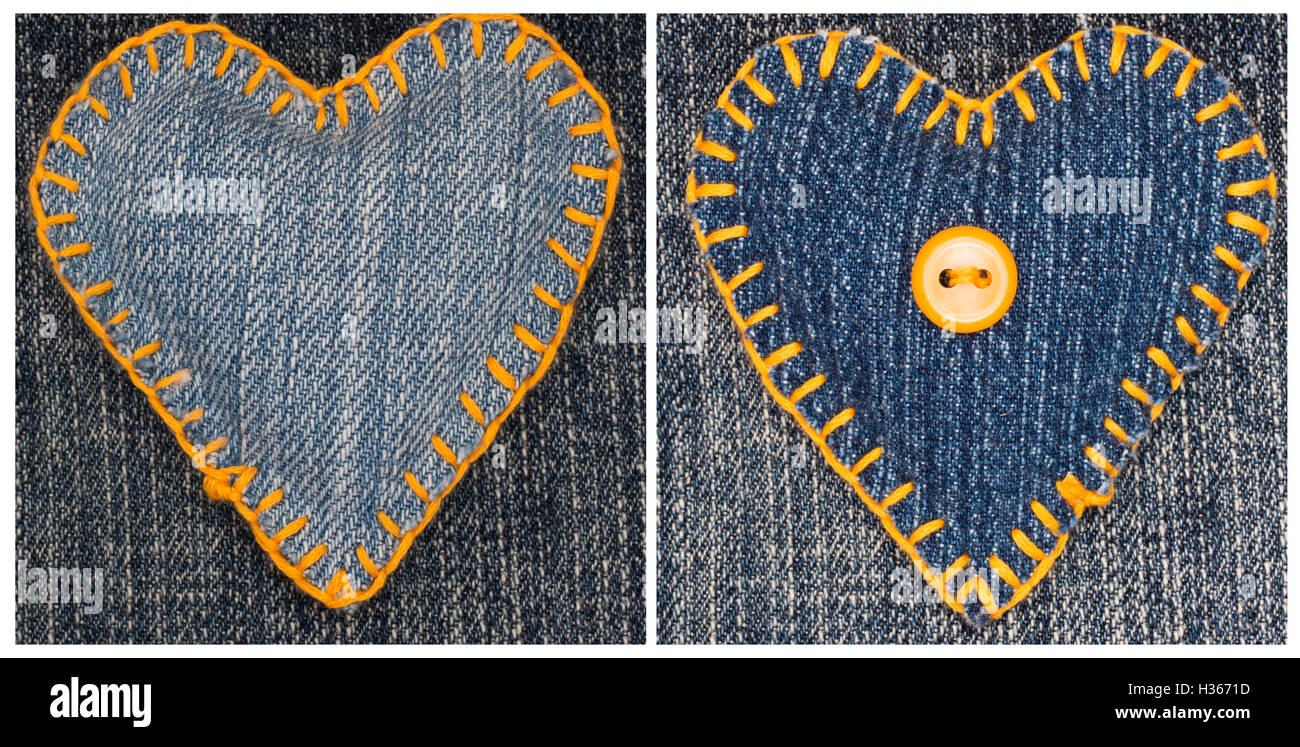 beautiful textile heart Stock Photo - Alamy
