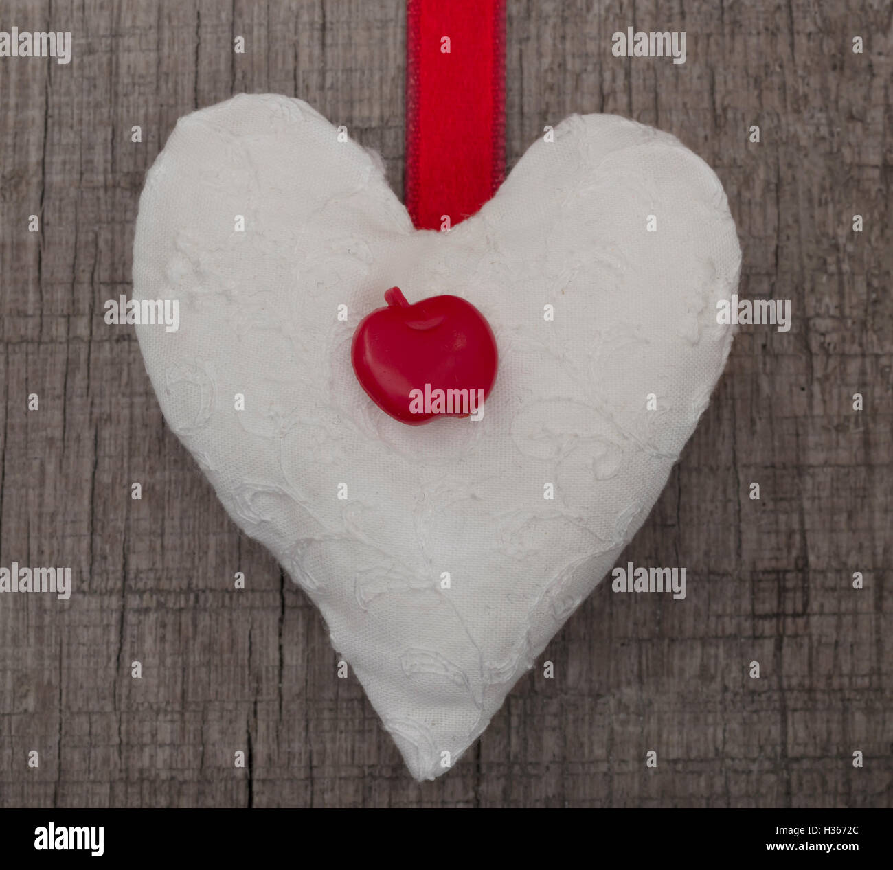 beautiful textile heart Stock Photo - Alamy