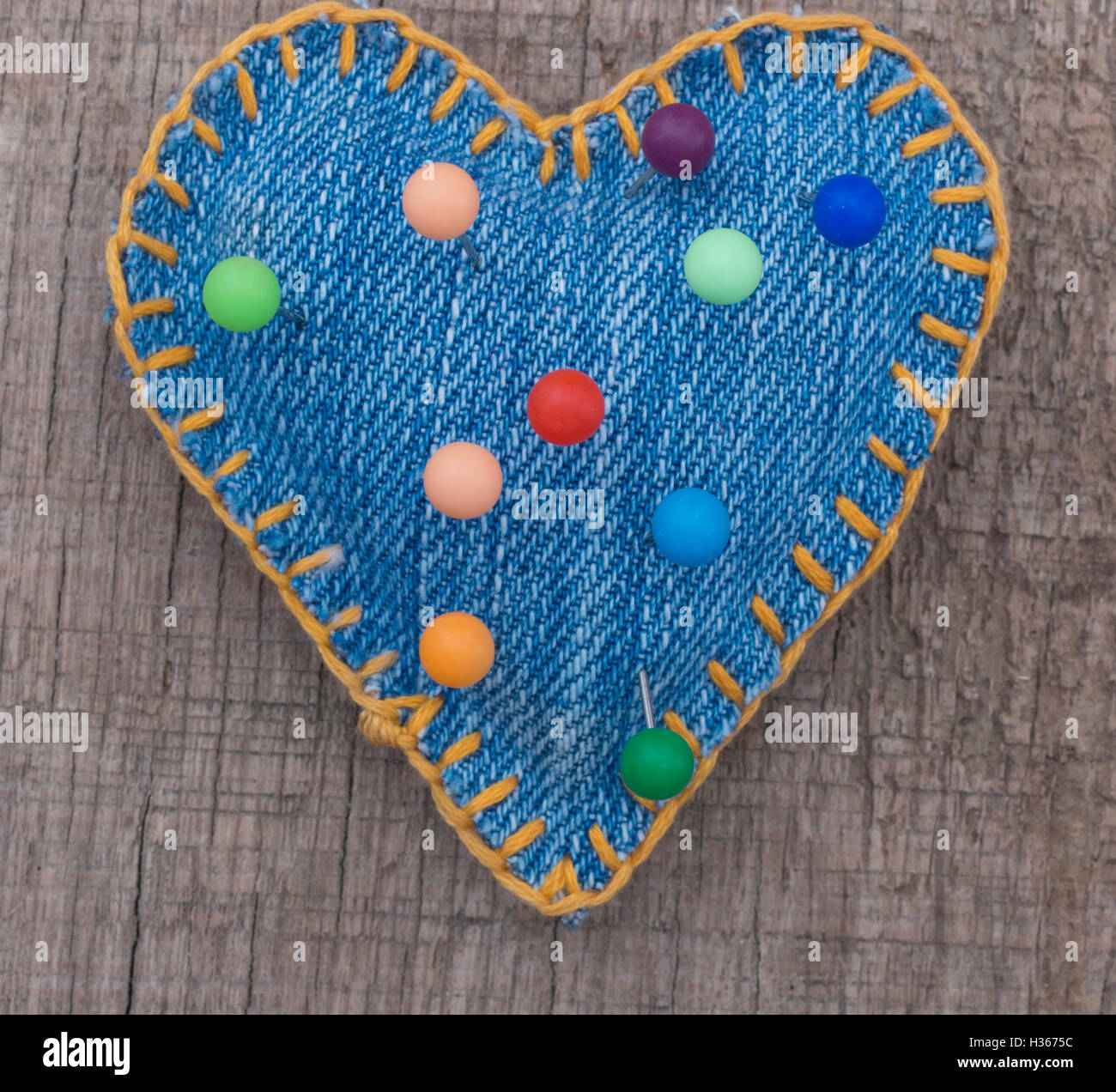 beautiful textile heart Stock Photo - Alamy