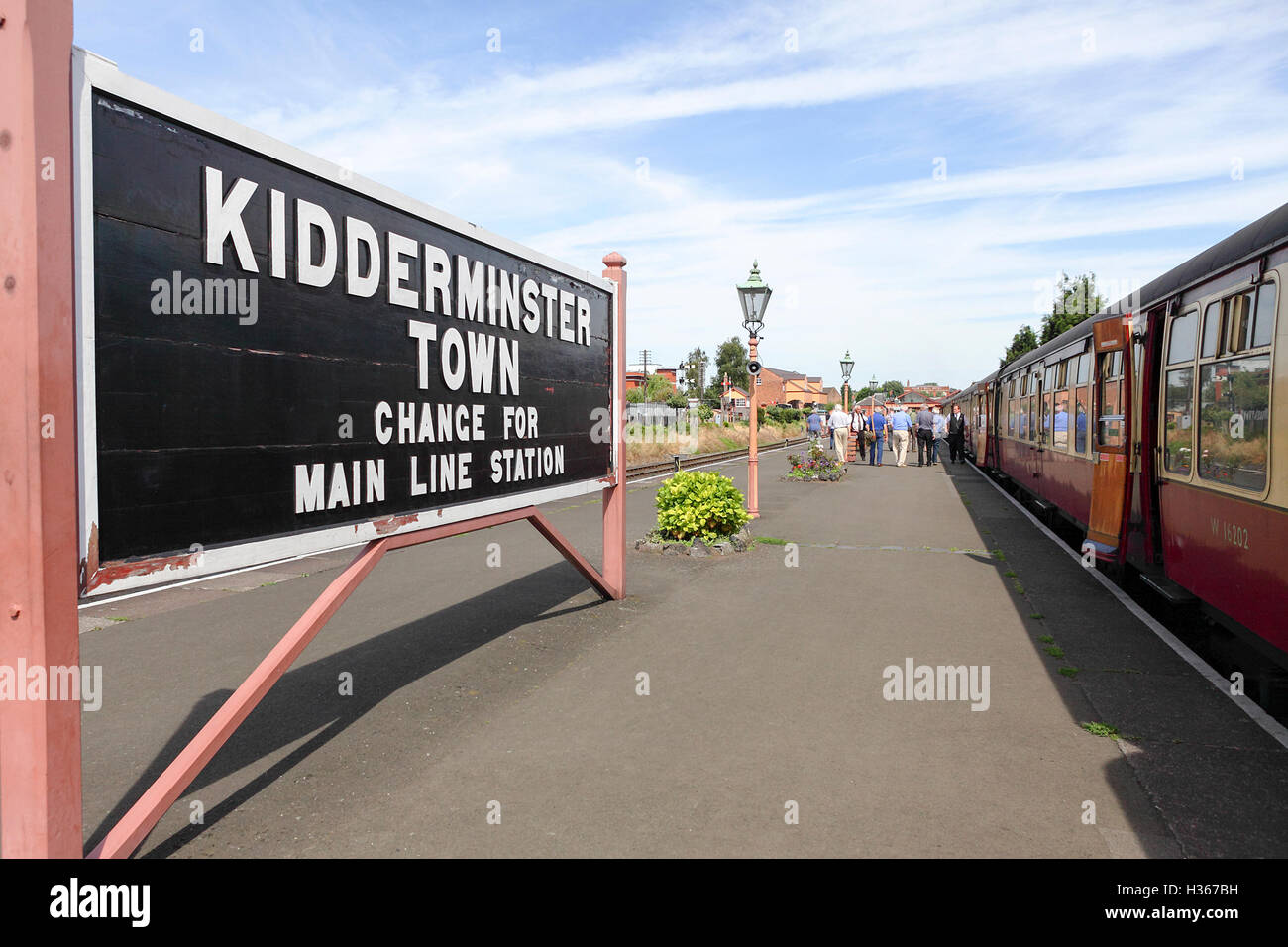 Kidderminster Town Station in Worcester, a location of museum, retail ...