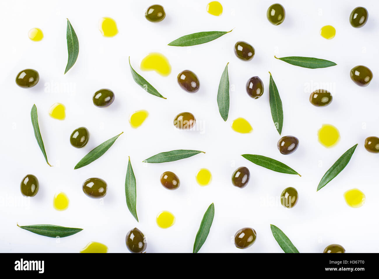 Olive oil drops isolated hi-res stock photography and images - Alamy