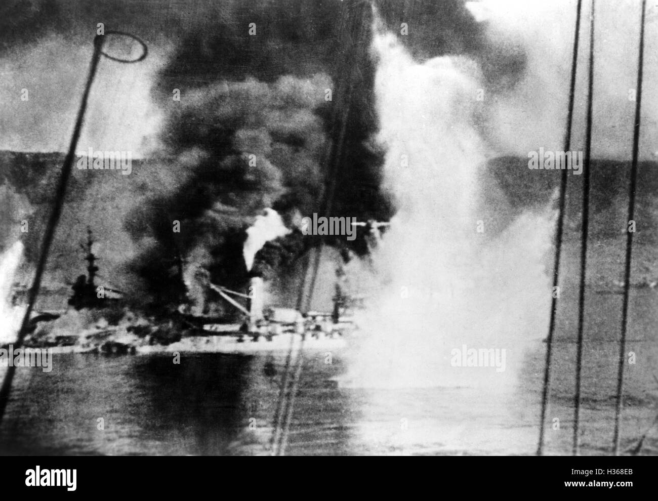 The french battleship bretagne hi-res stock photography and images - Alamy