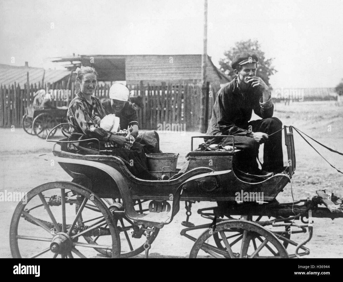 German settlers in Russia, 1928 Stock Photo - Alamy