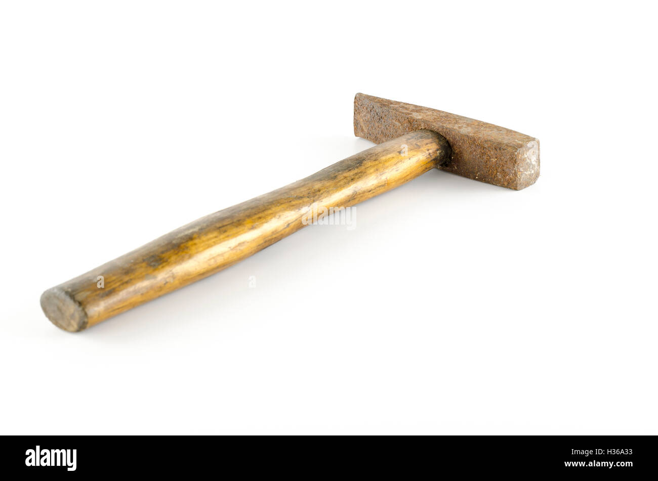 old hammer with rust Stock Photo - Alamy