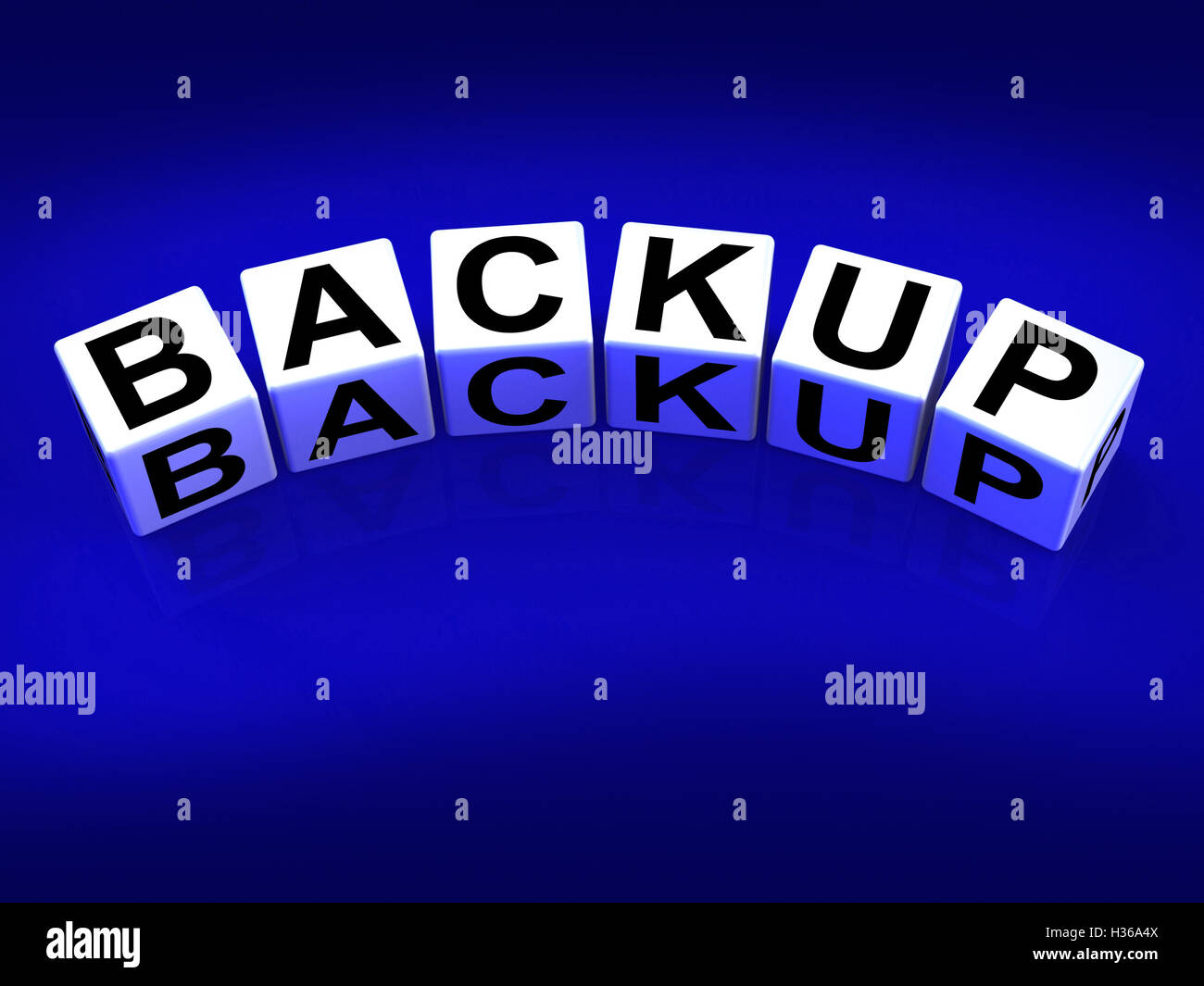 Backup blocks Mean Store Restore or Transfer Documents or Files Stock ...