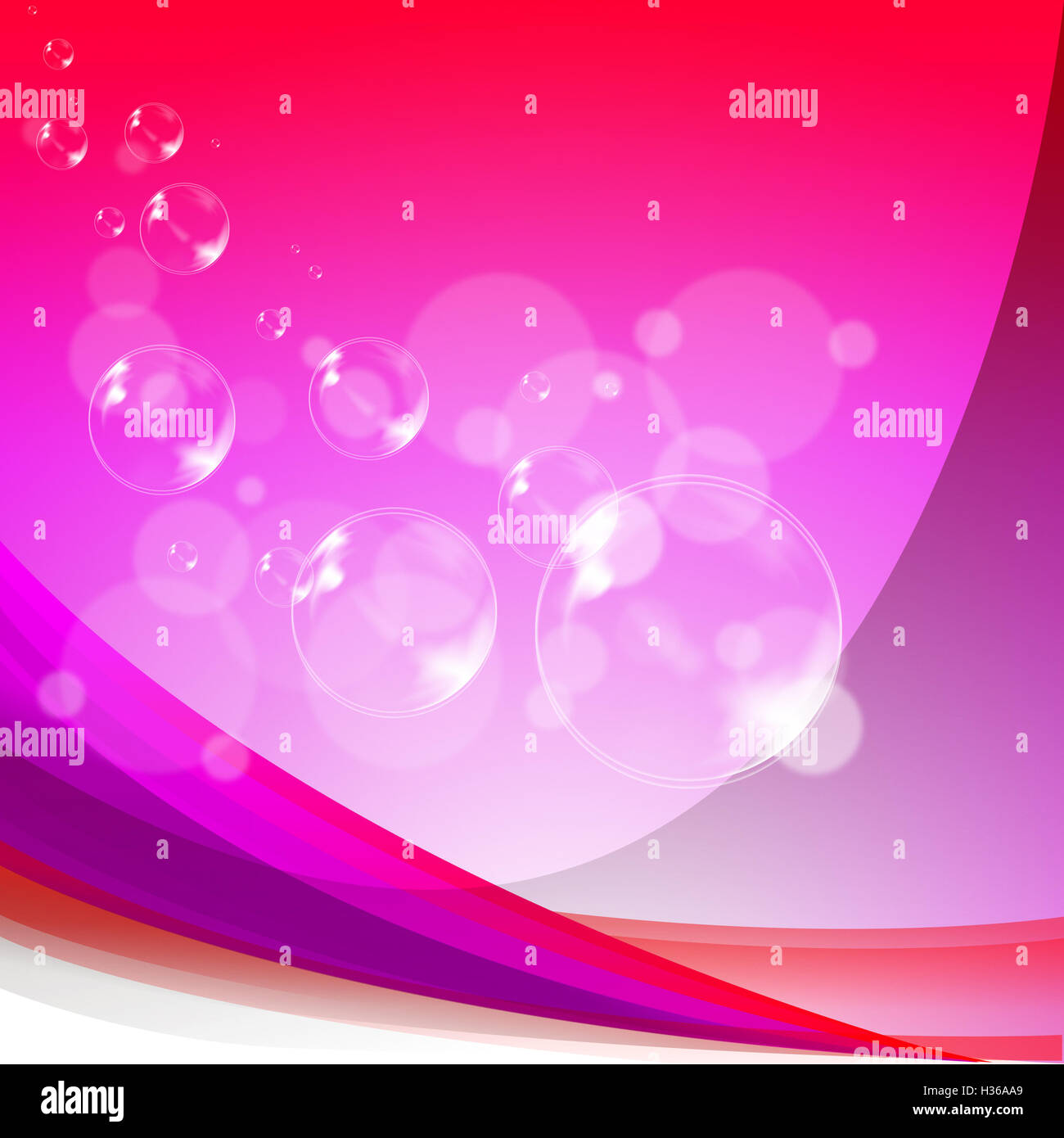 Bubbles Background Means Soapy Sparkles And Joyfulness Stock Photo - Alamy