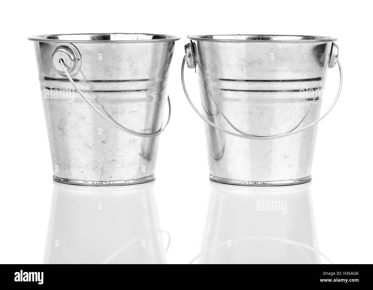 small bucket, on white background Stock Photo - Alamy