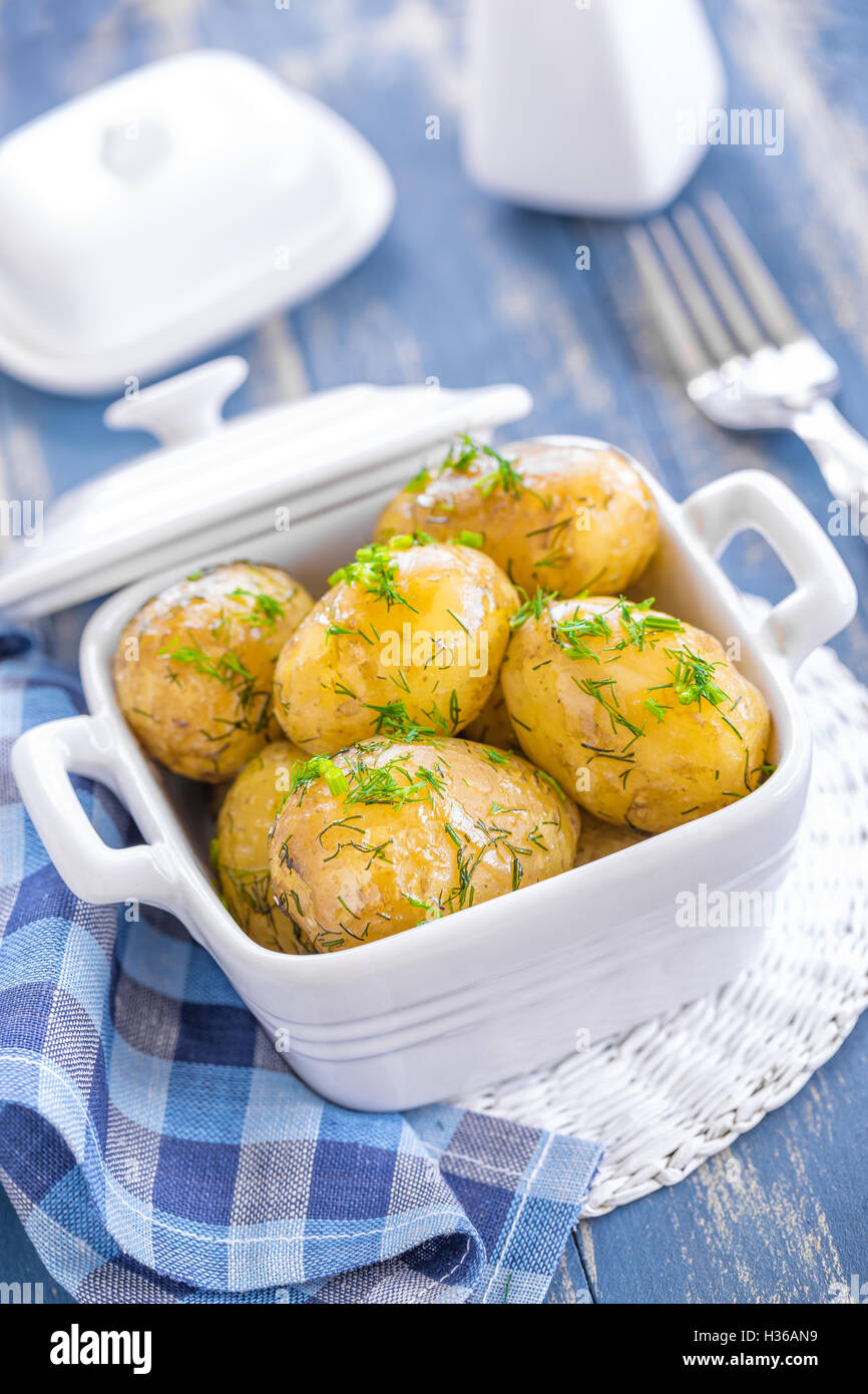 Preparing tasty potato casserole hi-res stock photography and images ...