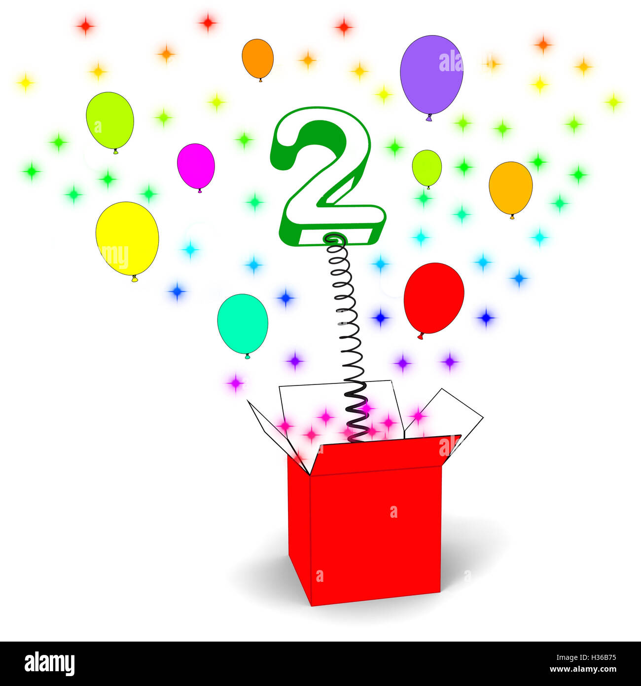 Surprise box Cut Out Stock Images & Pictures - Alamy