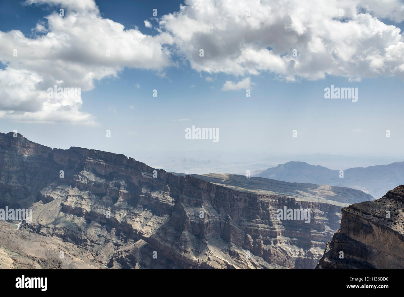 Landscape Jebel Shams Stock Photo - Alamy