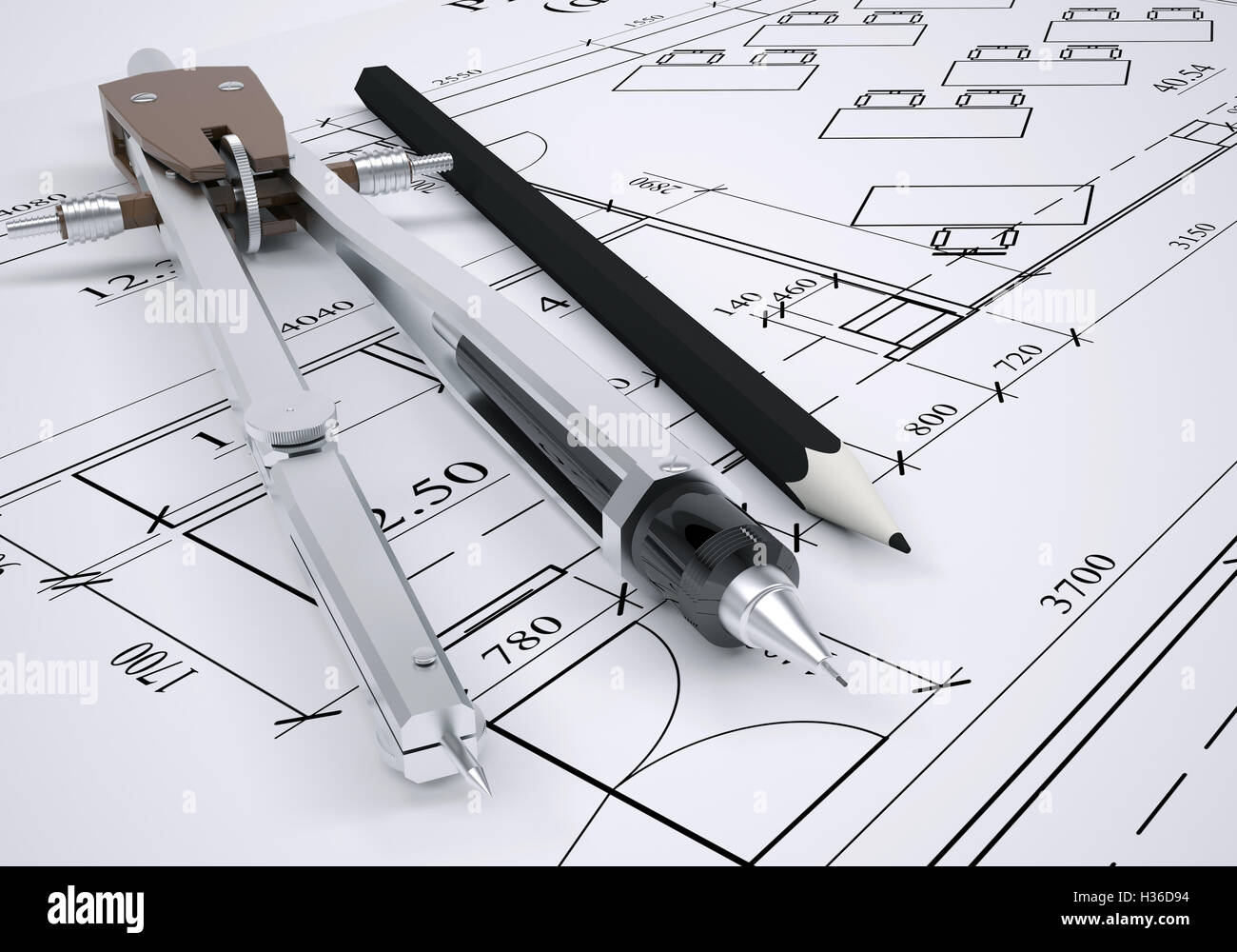 Architectural drawing and engineering tools Stock Photo - Alamy Architectural drawing and engineering tools Stock Photo - Alamy