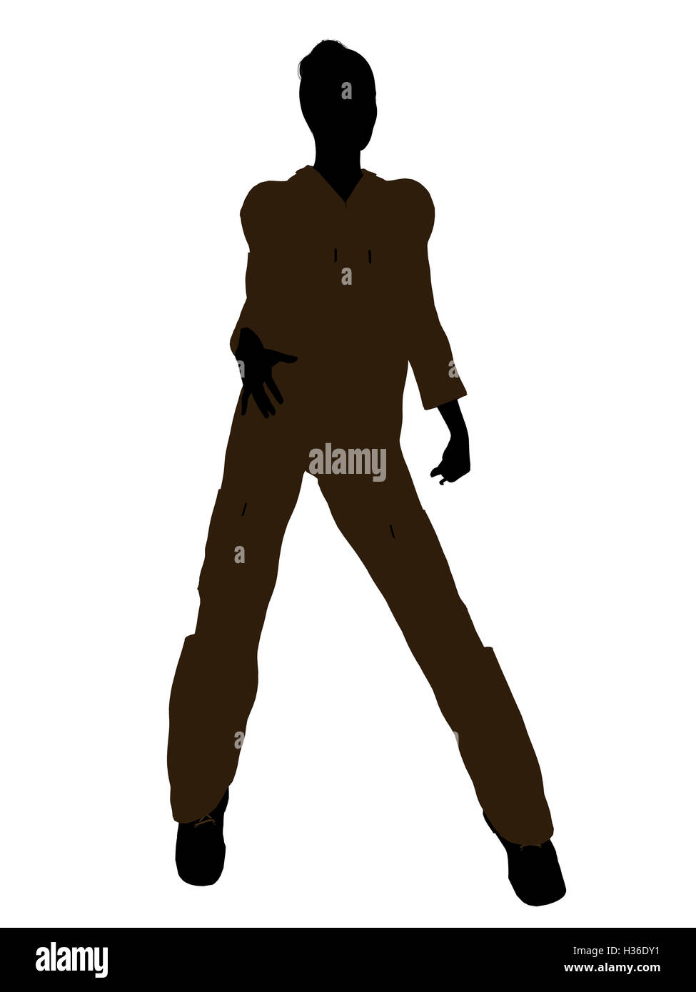 Female Mechanic Silhouette Stock Photo - Alamy