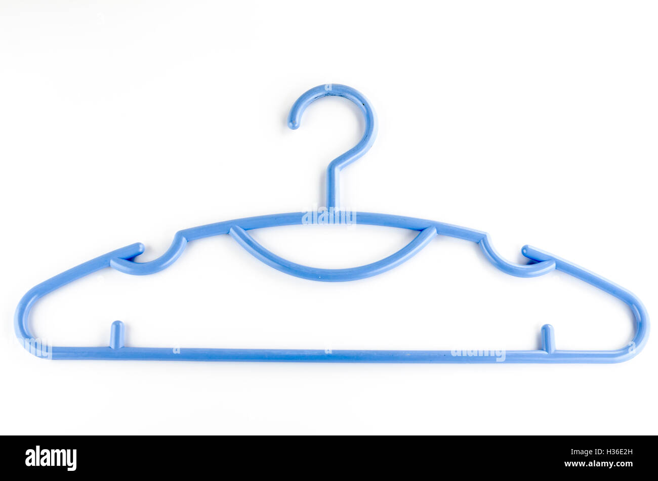 blue plastic clothes hanger Stock Photo - Alamy